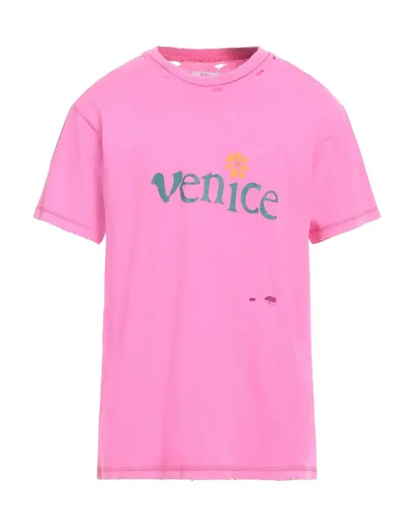 ERL T-shirt Size Cotton, Linen