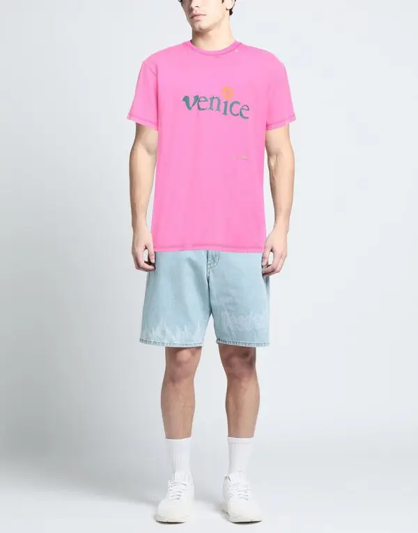 ERL T-shirt Size Cotton, Linen