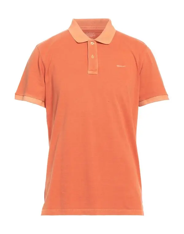 Gant Polo Shirt Size Cotton - Orange