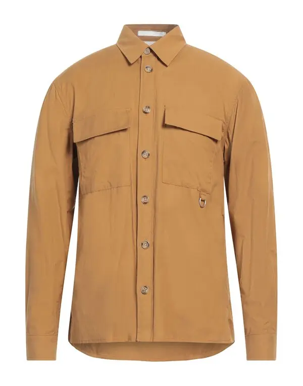 PAOLO PECORA Shirt Size Cotton, Elastane