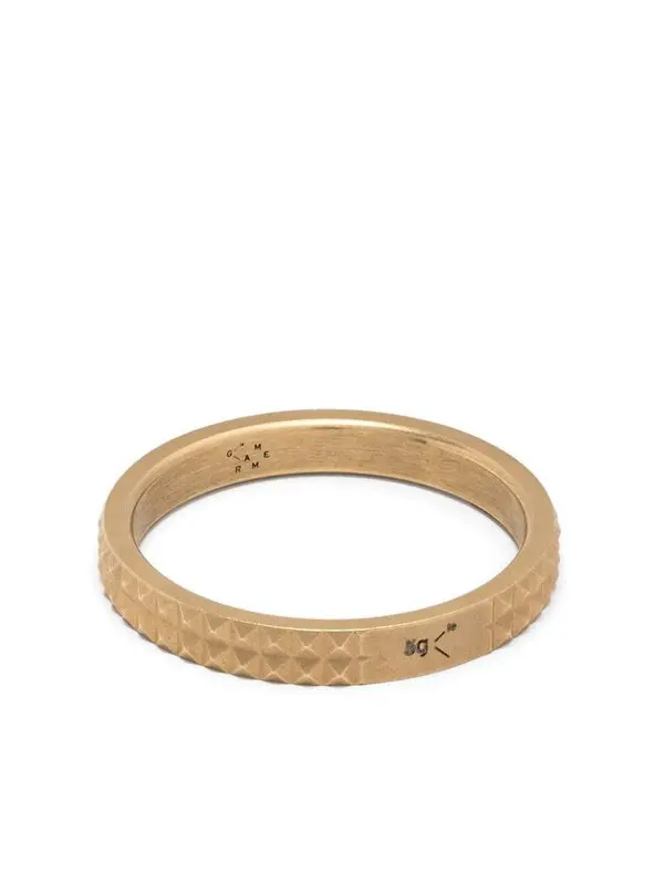 Le Gramme 18kt Yellow Guilloché Ring - Gold