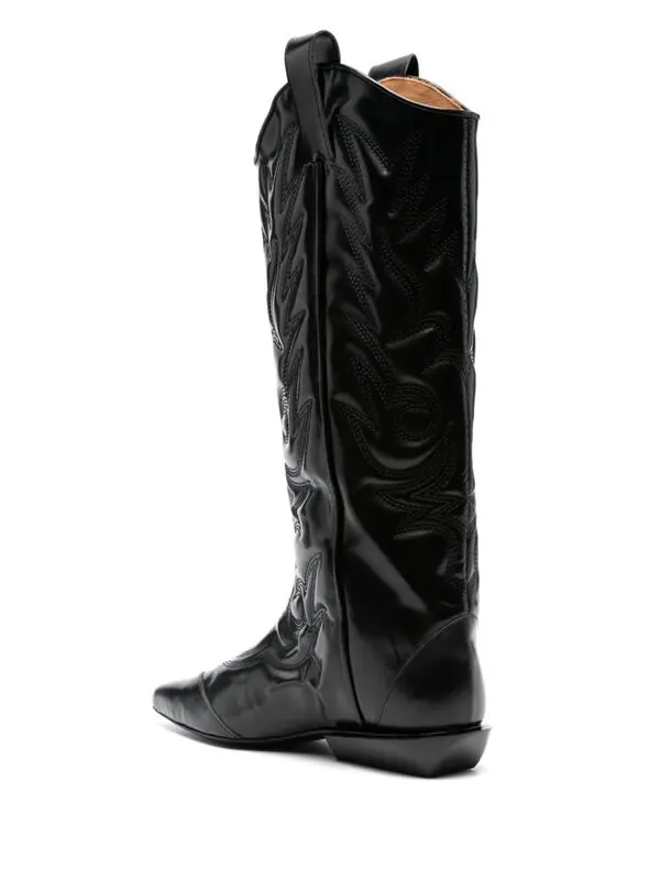 Toga Leather Cowboy Boots