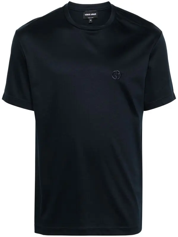 Giorgio Armani Logo-embroidered T-shirt