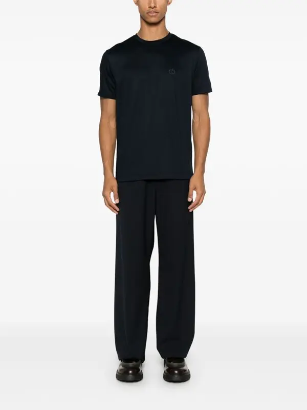 Giorgio Armani Logo-embroidered T-shirt