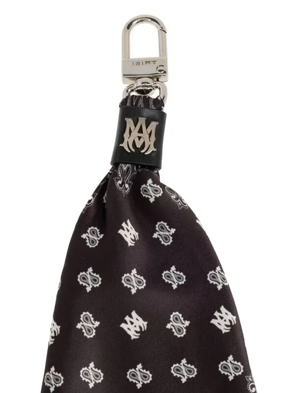 Amiri Bandana Keyring - Black | Editorialist