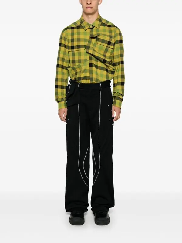 Kiko Kostadinov Chalice Trousers In Black - 64% Off | Editorialist