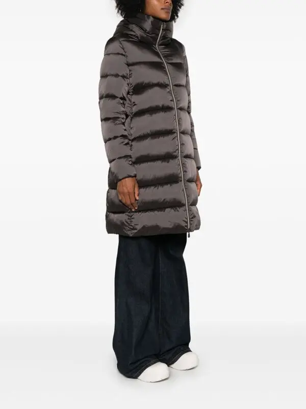 SAVE THE DUCK Logo-patch Padded Coat