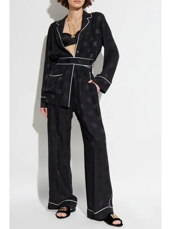 Dolce & Gabbana Dna Satin Jacquard Shirt