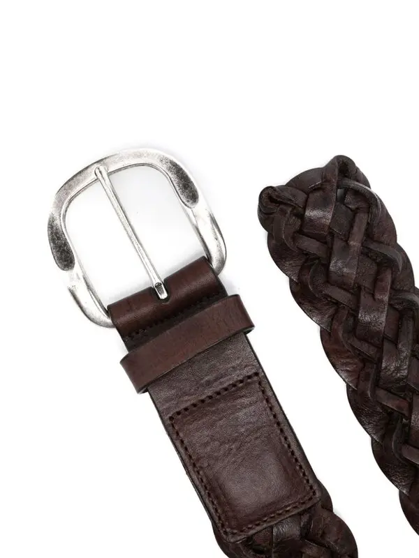 GOLDEN GOOSE Waves Leather Belt