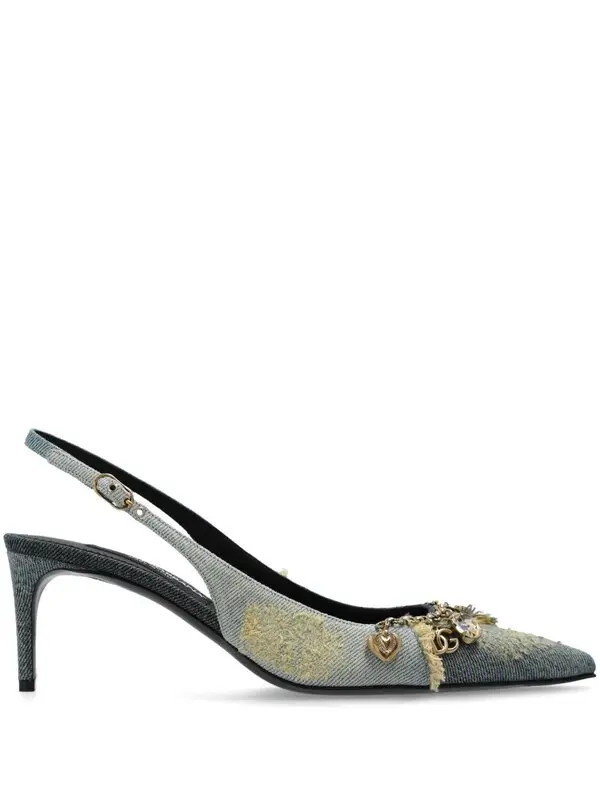 Dolce & Gabbana Patchwork Denim Pumps