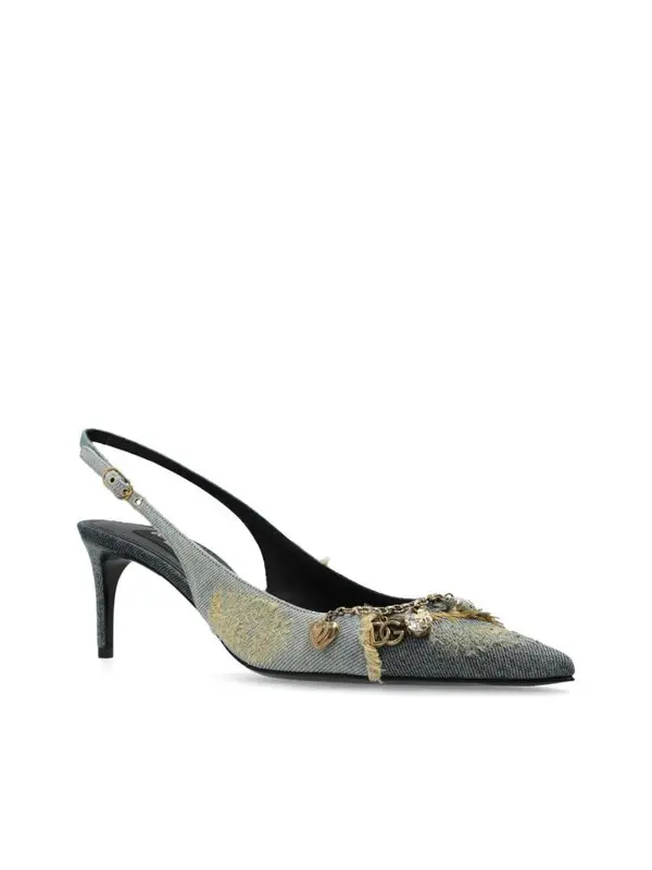 Dolce & Gabbana Patchwork Denim Pumps