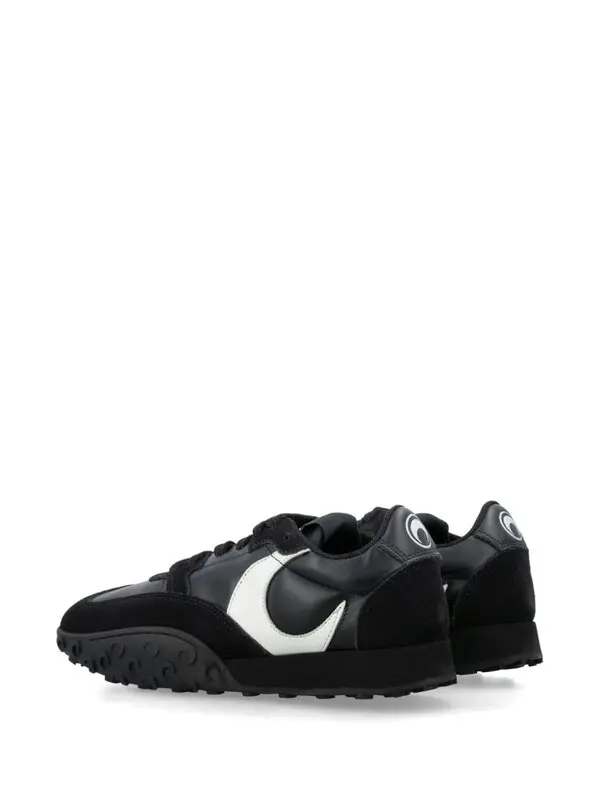 MARINE SERRE Leather And Suede "ms Rise" Sneakers