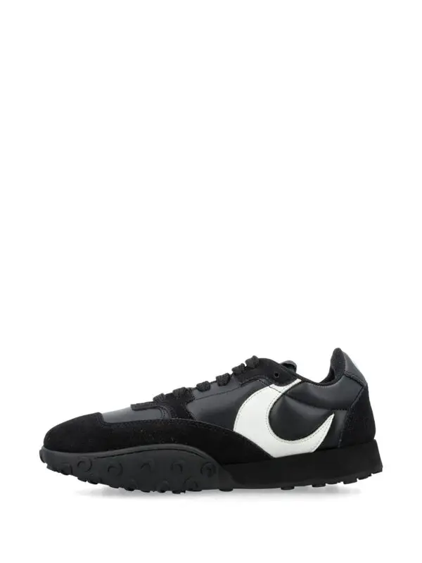 MARINE SERRE Leather And Suede "ms Rise" Sneakers