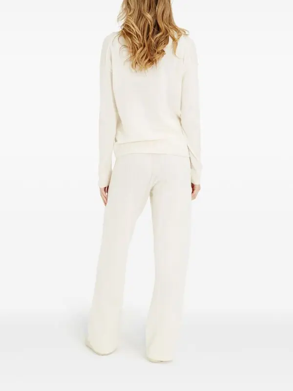 Chinti & Parker V-neck Jumper - White