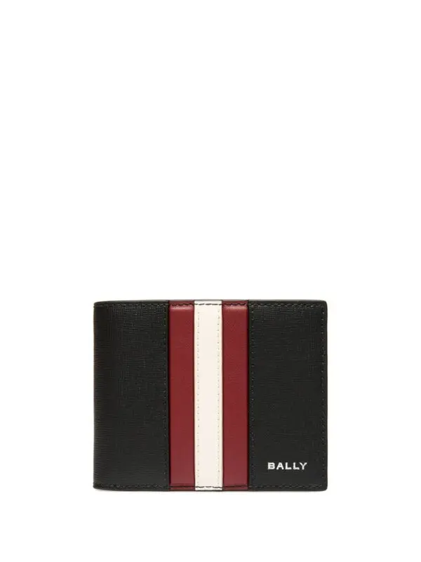 Bally Logo-print Leather Wallet - Black