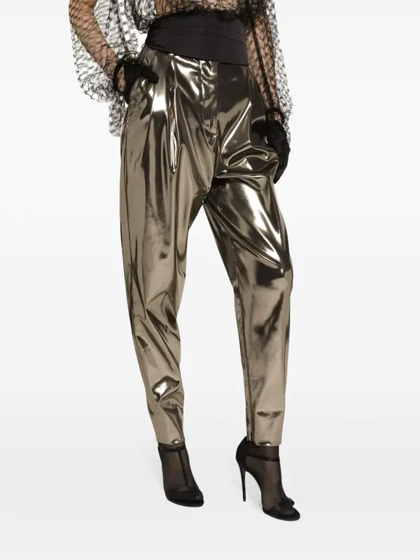 Dolce & Gabbana Foil Tapered Trousers