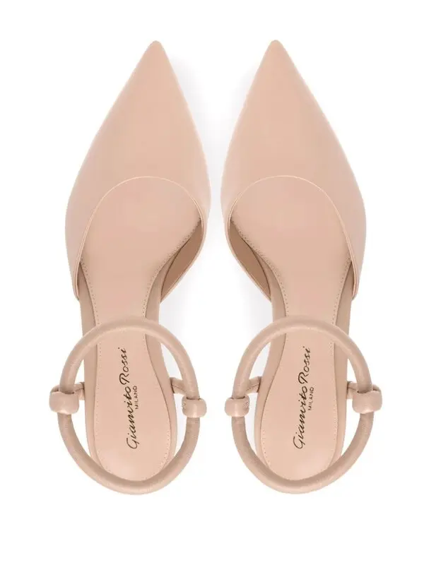 GIANVITO ROSSI 70mm Juno D'orsay Pumps - Neutrals