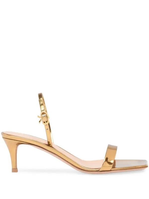 GIANVITO ROSSI 55mm Ribbon Leather Sandals