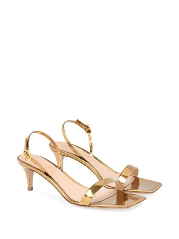 GIANVITO ROSSI 55mm Ribbon Leather Sandals