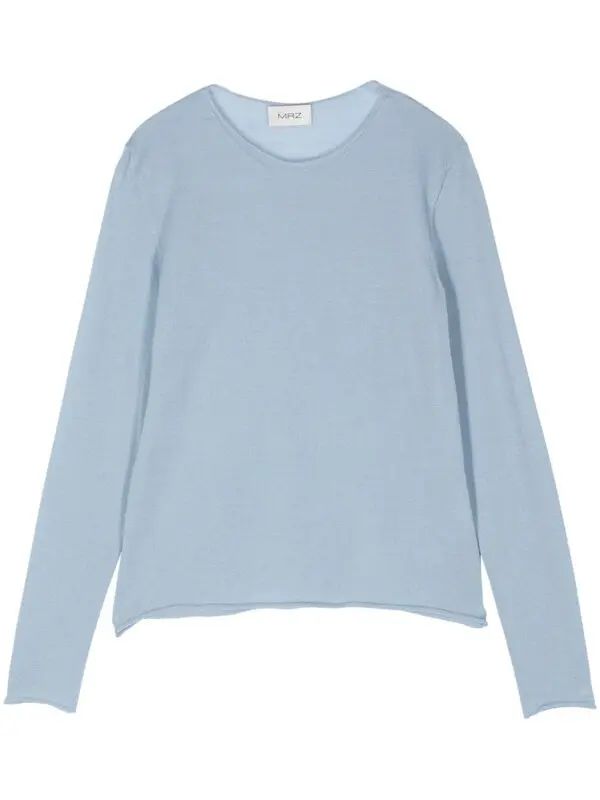 MRZ Fine-ribbed Jumper - Blue