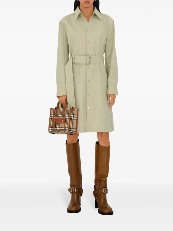 Burberry Mini Freya Tote Bag - Neutrals