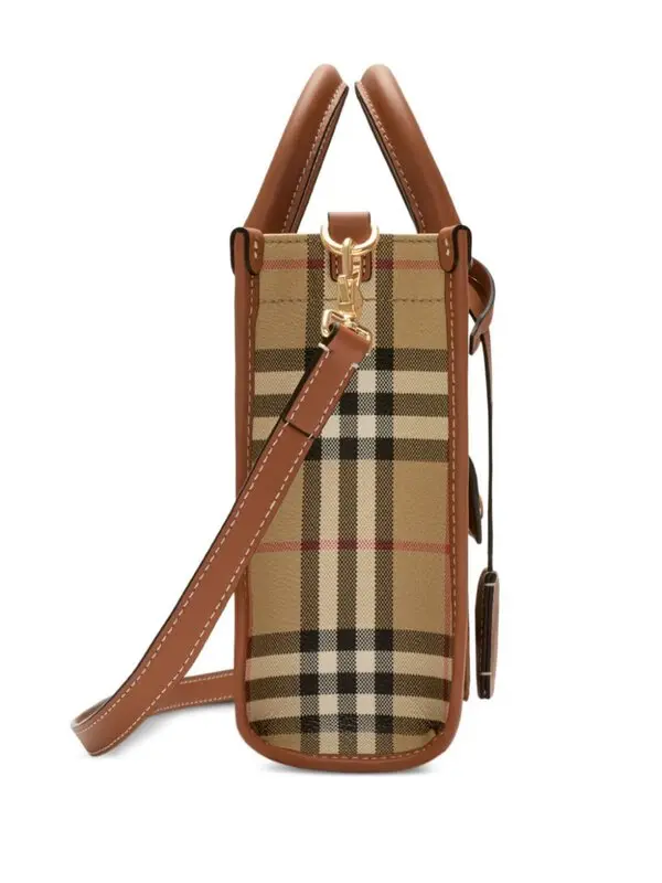 Burberry Mini Freya Tote Bag - Neutrals