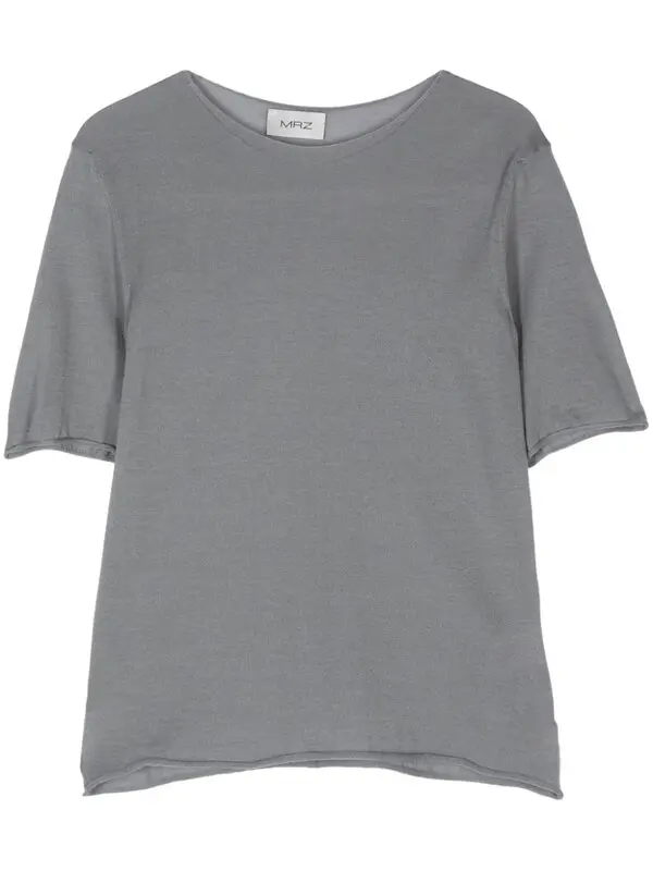 MRZ Fine-ribbed Top - Grey