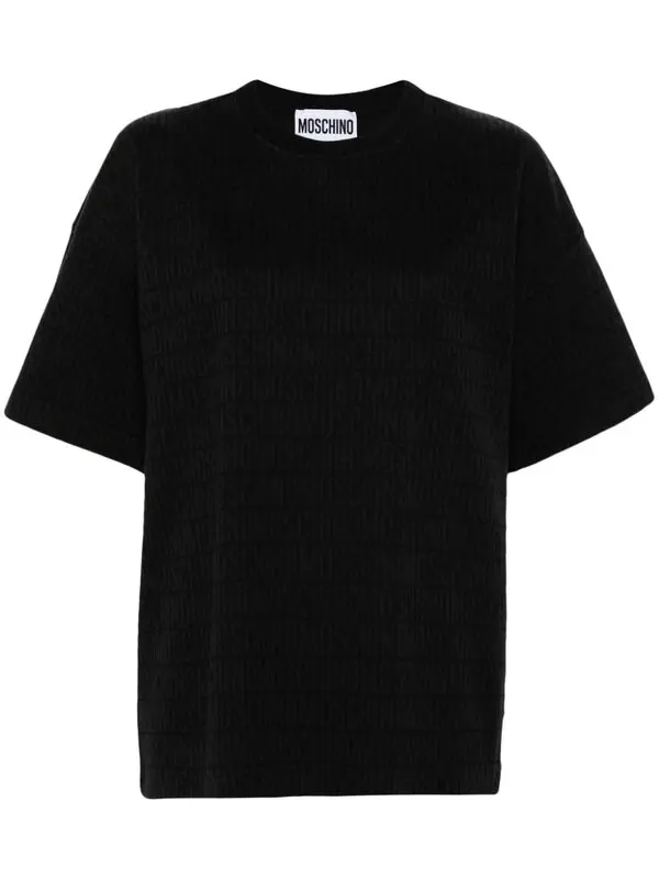 Moschino Print T-shirt - Black