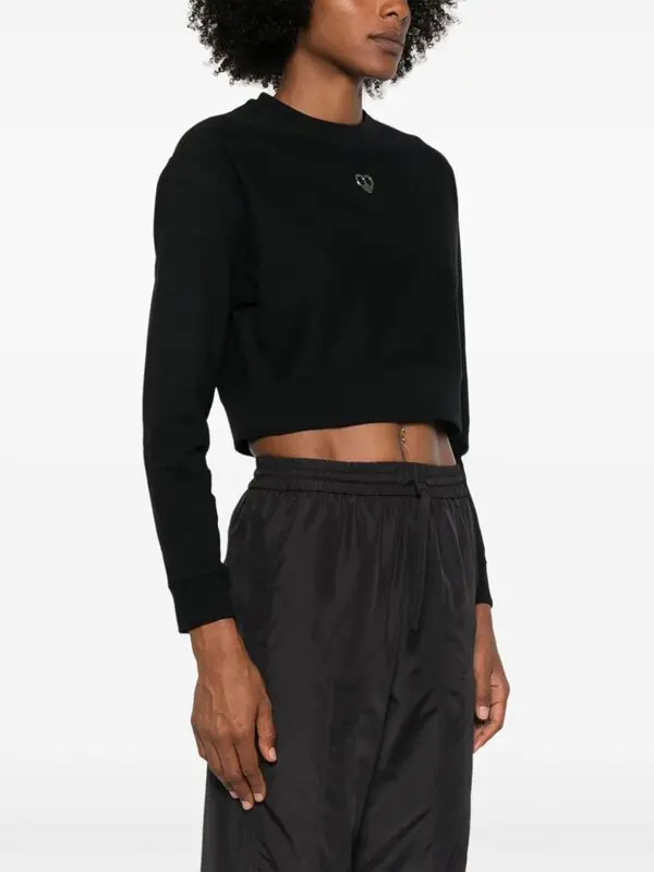 Moschino Logo-patch Sweatshirt