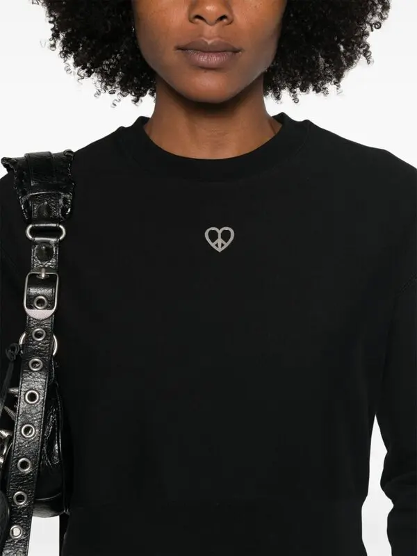 Moschino Logo-patch Sweatshirt