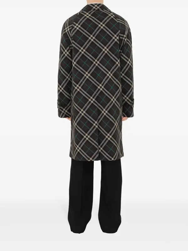 Burberry Mid-length Check Trench Coat