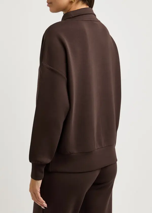 Varley Hawley Half-zip Sweatshirt - Brown