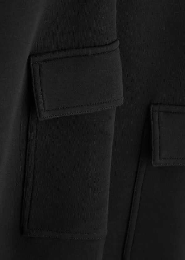 Varley The Cargo Pant Stretch-jersey Sweatpants - Black