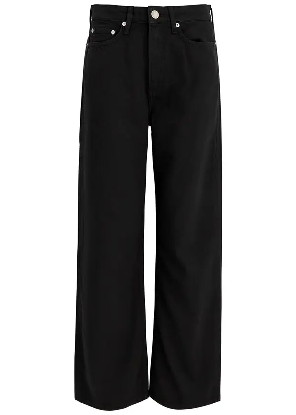 Rag & Bone Logan Wide-leg Jeans - Black