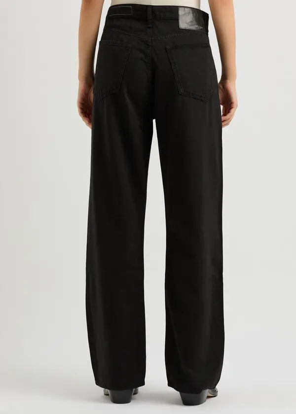 Rag & Bone Logan Wide-leg Jeans - Black