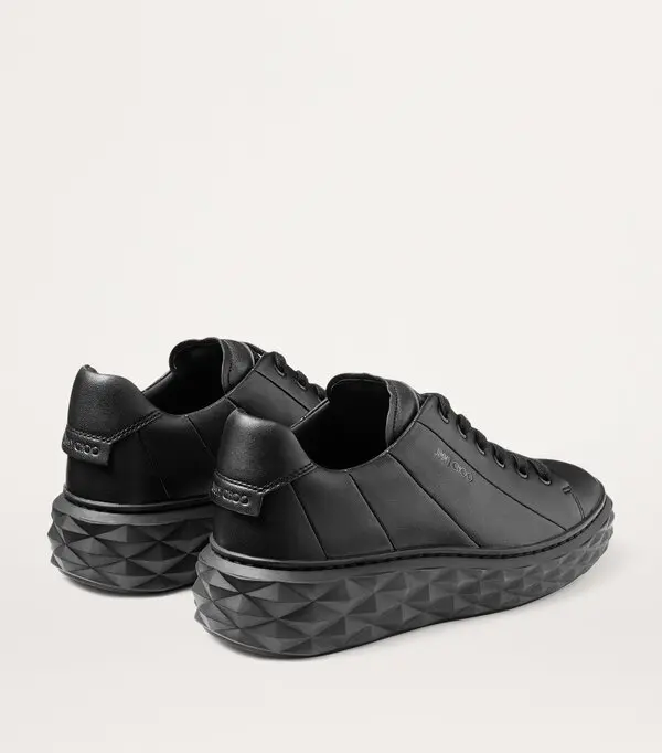 JIMMY CHOO Diamond Light Maxi Leather Sneakers