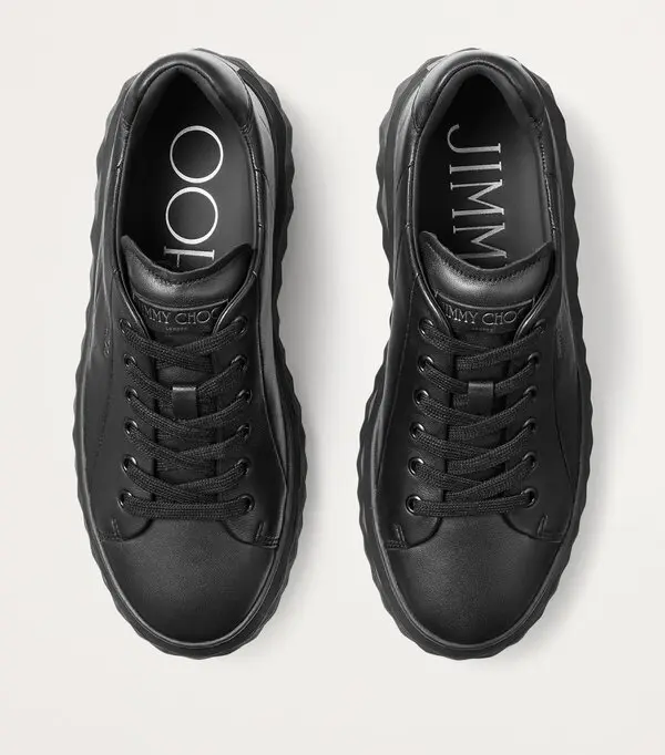 JIMMY CHOO Diamond Light Maxi Leather Sneakers