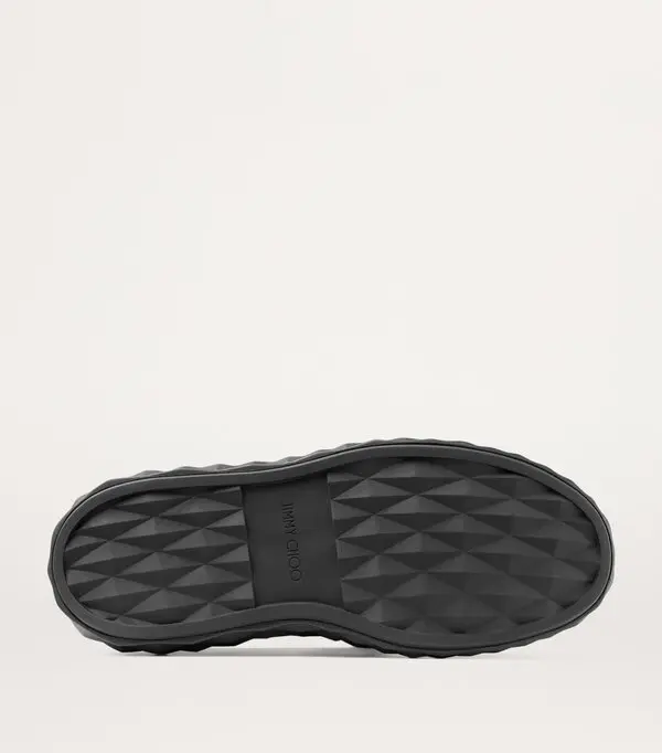 JIMMY CHOO Diamond Light Maxi Leather Sneakers