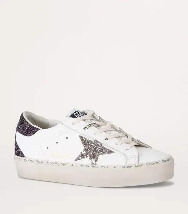 GOLDEN GOOSE Leather Hi Star Sneakers