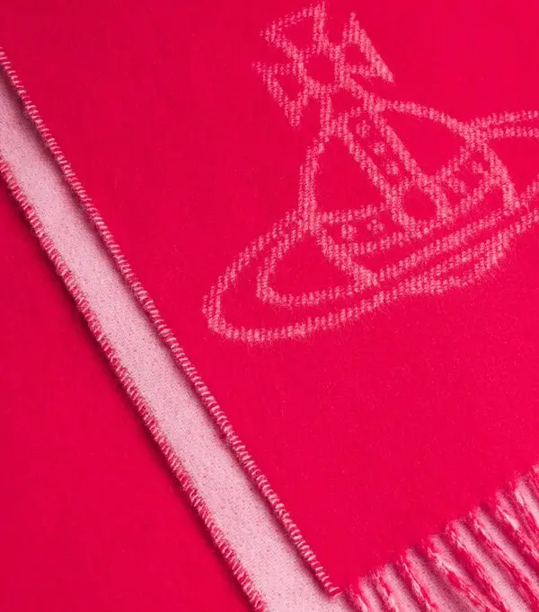 VIVIENNE WESTWOOD Wool Orb Scarf