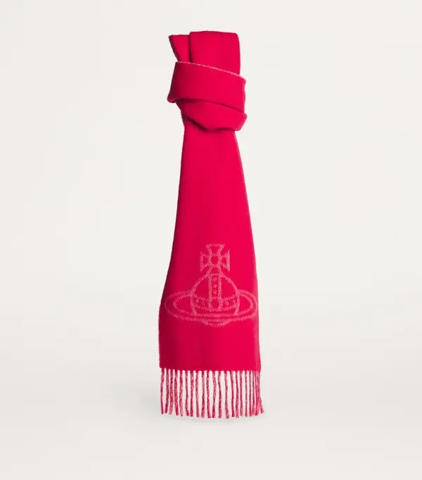VIVIENNE WESTWOOD Wool Orb Scarf