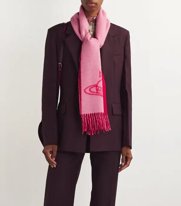 VIVIENNE WESTWOOD Wool Orb Scarf