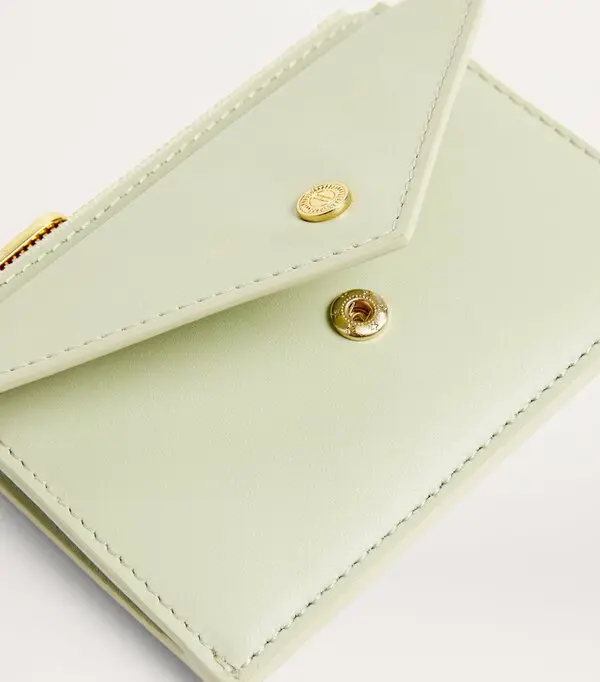 Harrods Leather Zip-up Card Holder