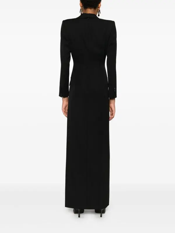 black alexander mcqueen coat dress Alexander McQueen Box Pleat Coatdress in Black - Kate Middleton Outerwear