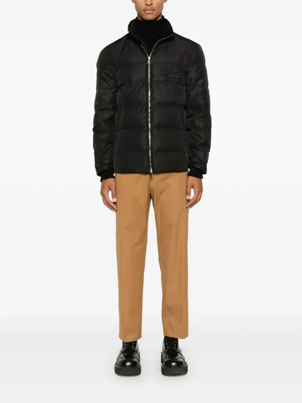 Etro Pegaso-embroidered Puffer Jacket