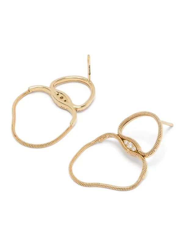Fernando Jorge 18kt Yellow Diamond Fluid Earrings - Gold