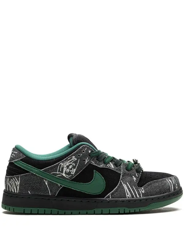 Nike Sb Dunk Low There Skateboards Sneakers - Green