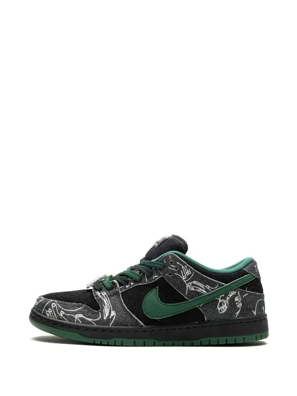 Nike Sb Dunk Low There Skateboards Sneakers - Green | Editorialist