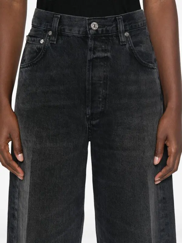 Citizens Of Humanity Ayla Cropped Jeans - Black