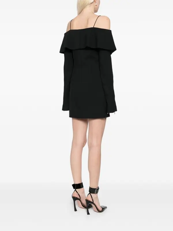 David Koma Layered-shoulder Mini Dress